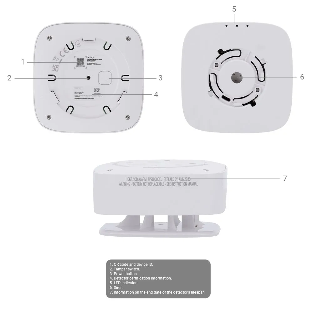 AJAX KeyPad Plus - Wireless keypad with RFID Reader | NeoTech Security