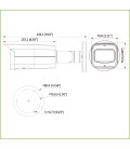 Dahua IPC-HFW5442T-AS-LED - Cámara Tubular IP H265 AI 4M DN WDR140dB Starlight+ LED20m 2.8mm ...
